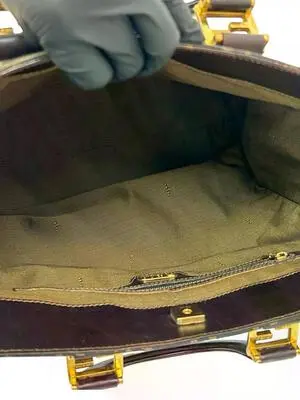 Fendi 20th Century Zucca Canvas Twins Tote Bag