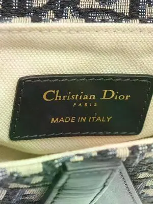 Dior Oblique Canvas Saddle Bag - Brown