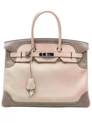 Hermès 2013 Ghillies Birkin Retourne 35 Handbag - Brown