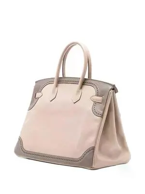 Hermès 2013 Ghillies Birkin Retourne 35 Handbag - Brown