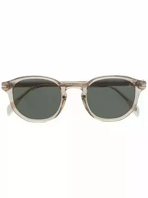 DB EYEWEAR BY DAVID BECKHAM Round Frame Sunglasses - Neutrals