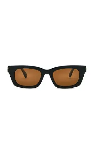 SAD EYEWEAR Ace Polarized Sunglasses - Gloss Black & Bronze Lens