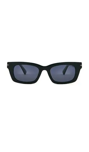 SAD EYEWEAR Ace Polarized Sunglasses - Gloss Black & Grey Lens