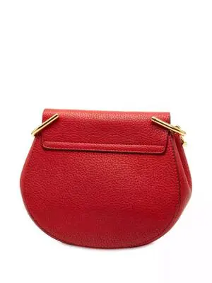Chloé 2016 Small Leather Drew Crossbody Bag - Red