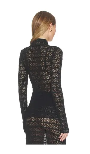 Nbd Kyriah Pointelle Knit Top