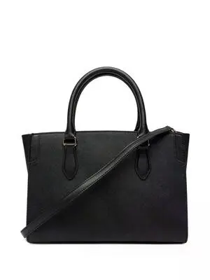 Michael Kors Medium Becca Logo-charm Tote Bag - Black