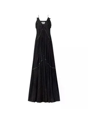 MARANT ETOILE Vasma Ruffled V-neck Maxi Dress