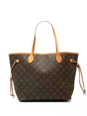 LOUIS VUITTON 2008 Monogram Neverfull Mm Tote Bag - Brown