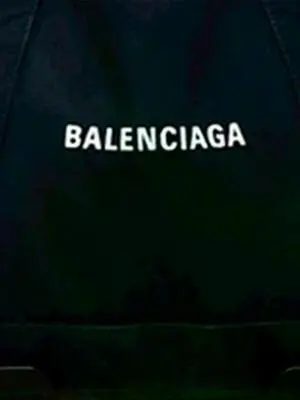 Balenciaga Canvas Cabas S Tote Bag - Black