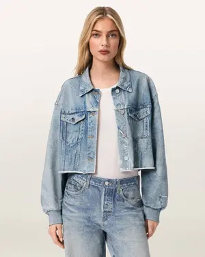 ALLSAINTS Anders Terry Illusion Shacket