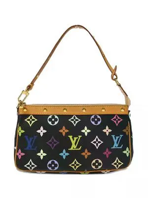 LOUIS VUITTON 2003 Pochette Accessories Shoulder Bag - Black