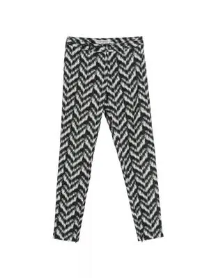 Issey Miyake Patterned Stretchy Trousers