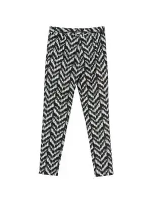 Issey Miyake Patterned Stretchy Trousers
