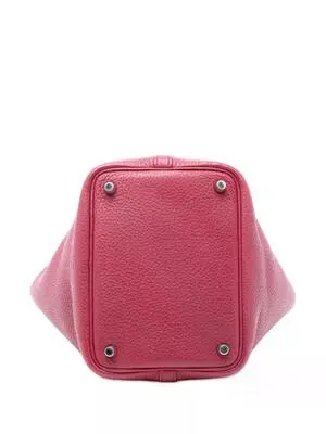 Hermès 2015 Clemence Picotin Lock 18 Handbag - Red