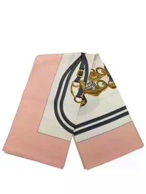 Hermès 2000-2020 Brides De Gala Silk Scarf 90 Scarves - Pink