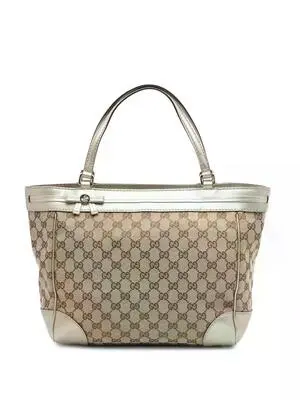 Gucci Gg Canvas Mayfair Tote - Brown