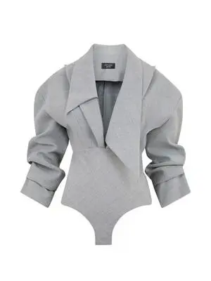 A.W.A.K.E. Mode Tailored Ruched Bodysuit
