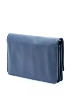 Prada Saffiano Wallet On Chain Crossbody Bag - Blue