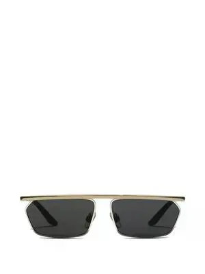 Dolce & Gabbana Metal Square Sunglasses - Gold