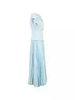 Acler Cornmore Pleated Midi Dress