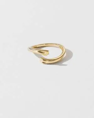 ROXANNE FIRST Gold Shooting Star Ring - Yellow Gold