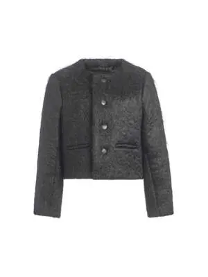 Tess Lorenz Cardigan Jacket In Mohair Blend