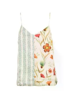 La Prestic Ouiston Fragola Floral-print Top