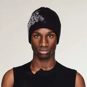 Adidas Y-3 Graphic Beanie - Black
