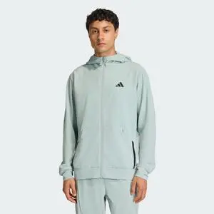 Adidas D4t Workout Full-zip Hoodie