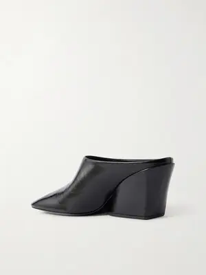 Proenza Schouler Slant Leather Mules