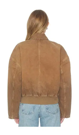 SLVRLAKE Harlem Curve Sleeve Bomber - Tan