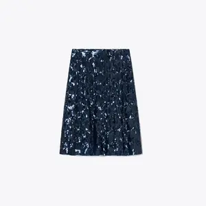 Tory Burch Embellished Sequin A-line Skirt