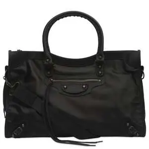 Balenciaga Le City Nylon Travel Bag - Black