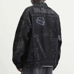 Balenciaga Washed Crayon Oversized Jacket