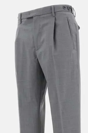 Barena Venezia High-rise Pleated Trousers - Grey