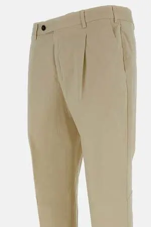 PT TORINO Union Stretch Gabardine Trousers - Beige