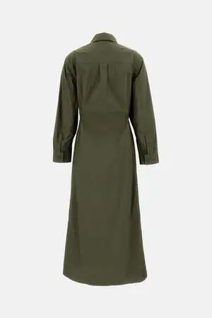 PAROSH Long Sleeve Shirt Dress