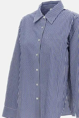 PAROSH Striped Cotton Shirt