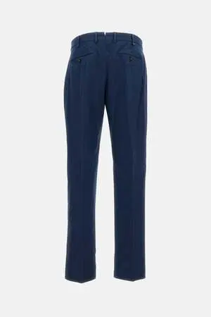 PT TORINO Union Stretch Gabardine Trousers - Blue