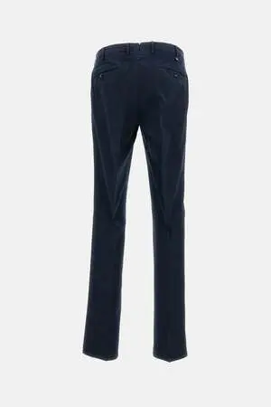 PT TORINO Slim Stretch Gabardine Trousers - Blue