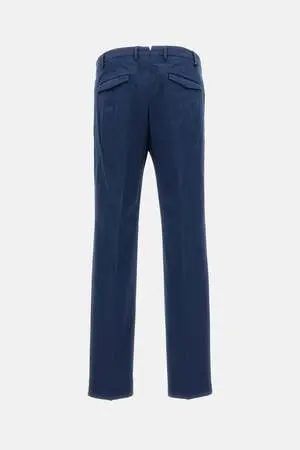 PT TORINO Master Stretch Satin Trousers - Blue