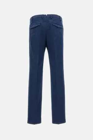 PT TORINO Master Stretch Satin Trousers - Blue