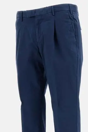 PT TORINO Master Stretch Satin Trousers - Blue