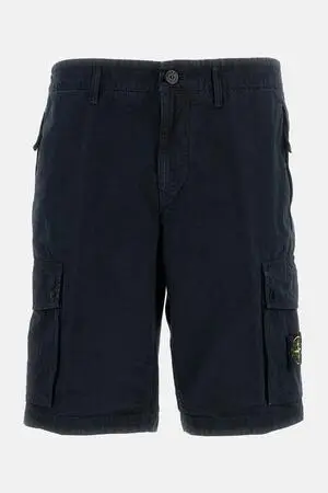 Stone Island Cargo Bermuda Shorts - Blue
