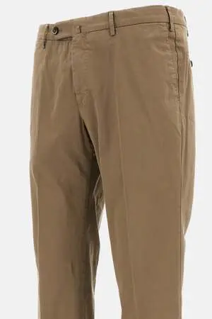 PT TORINO Slim Stretch Gabardine Trousers