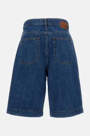 PAROSH Denim Bermuda Shorts