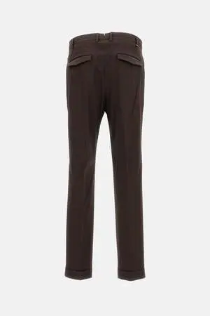 PT TORINO Master Stretch Finetwill Trousers - Brown