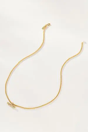 TALIS CHAINS T-bar Pendant Chain Necklace - Gold
