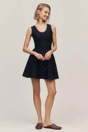 SIEMPRE Scoop-neck Mini Dress