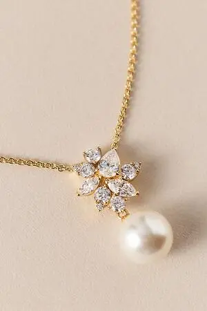 Nadri Chiara Pearl Drop Necklace